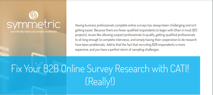 Tips | Symmetric Sampling
